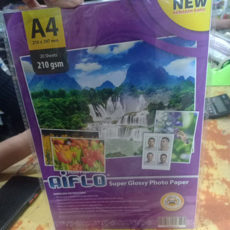 Jual Kertas Photo Paper Glossy A4 210Gsm Aiflo | Shopee Indonesia