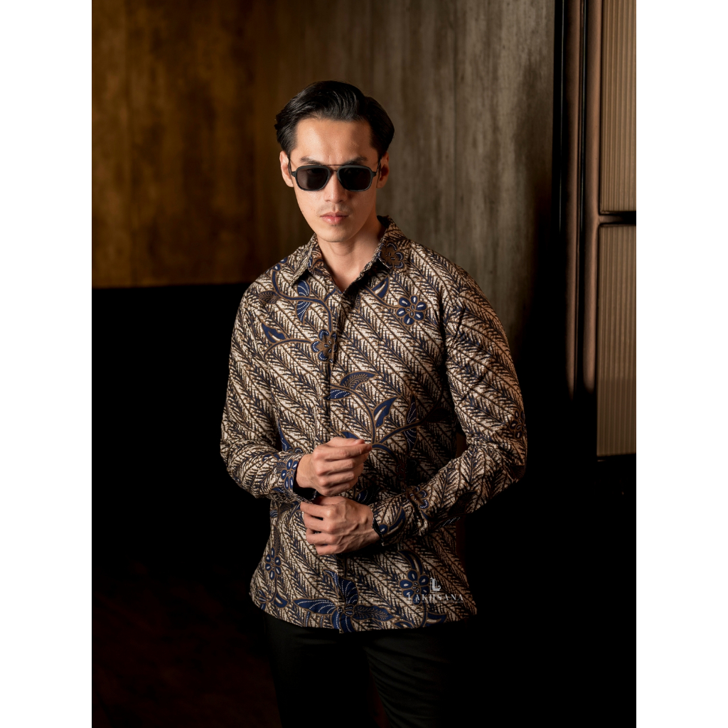 Jual Lakhsana Batik Angga - Kemeja Batik Premium Lengan Panjang Bahan ...