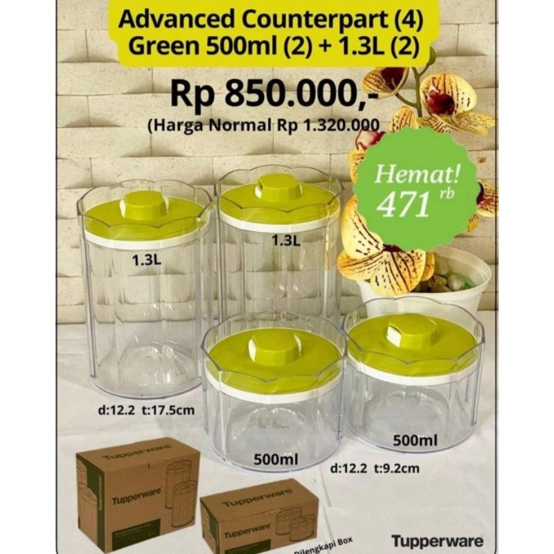 Jual Advance Counterpart 500ml & 1,3L (4pc) | Shopee Indonesia
