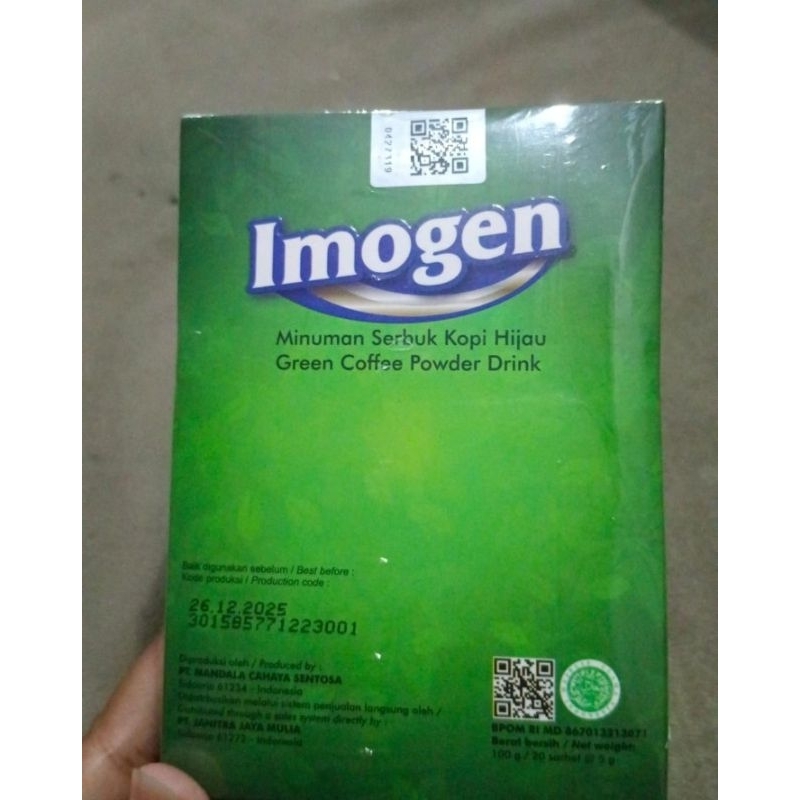 Jual IMOGEN GREEN KOPI EXP 2025 | Shopee Indonesia