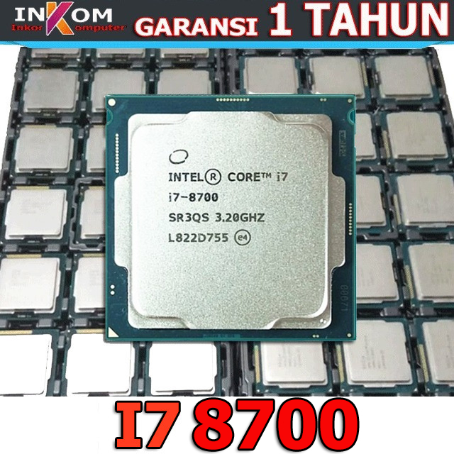 Jual Processor CPU intel Core I7 8700 Coffe Lake Socket LGA 1151 ...