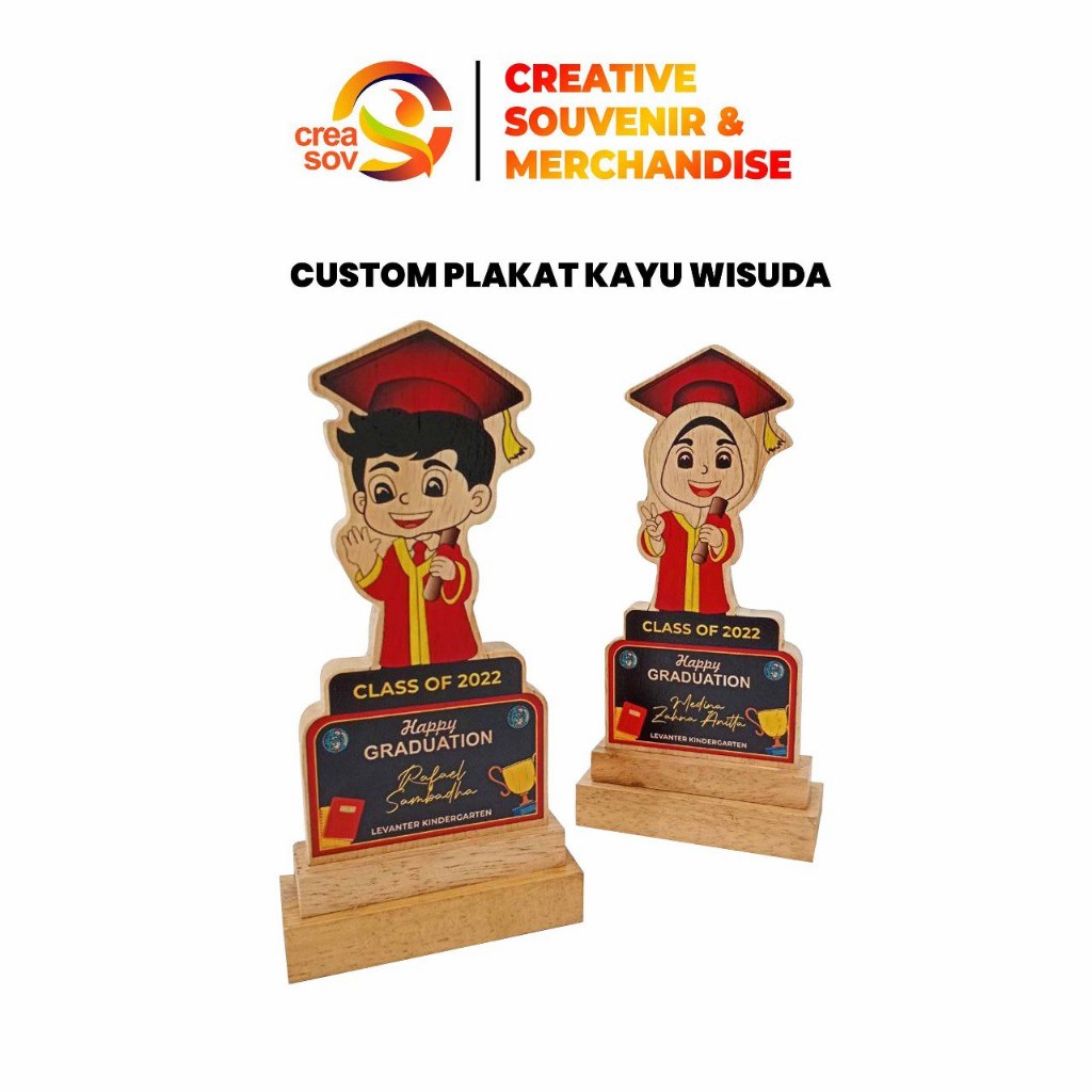 Jual Creasov Plakat Wisuda Plakat Kayu Plakat Wisuda Kayu Trophy Wisuda ...