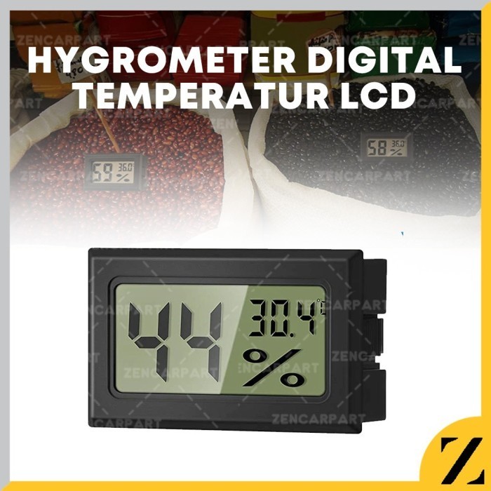 Jual Mini Digital Hygrometer Thermometer Alat Pengukur Suhu Dan Kelembaban LCD Display ...