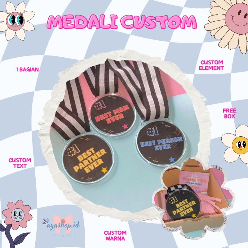 Jual MEDALI CUSTOM / MEDALI WISUDA / MEDALI KADO / GIFT MENDALI ...