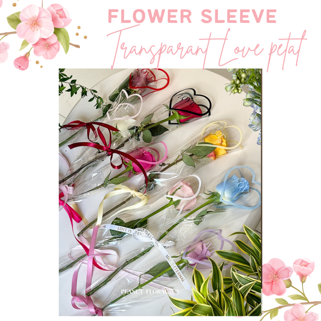 Jual Flower Sleeve - Transparant Love Petal | Shopee Indonesia