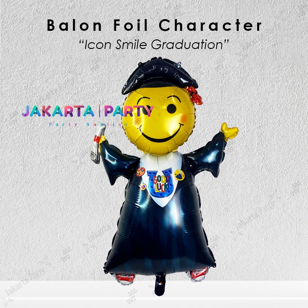 Jual Balon Foil Graduation Jumbo / Balon Foil Wisuda / Foil Graduation ...