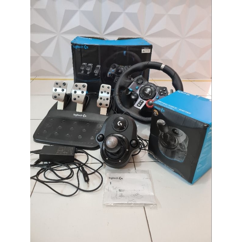 Jual Logitech G29 Steering Wheel Plus Shifter Full Set | Shopee Indonesia