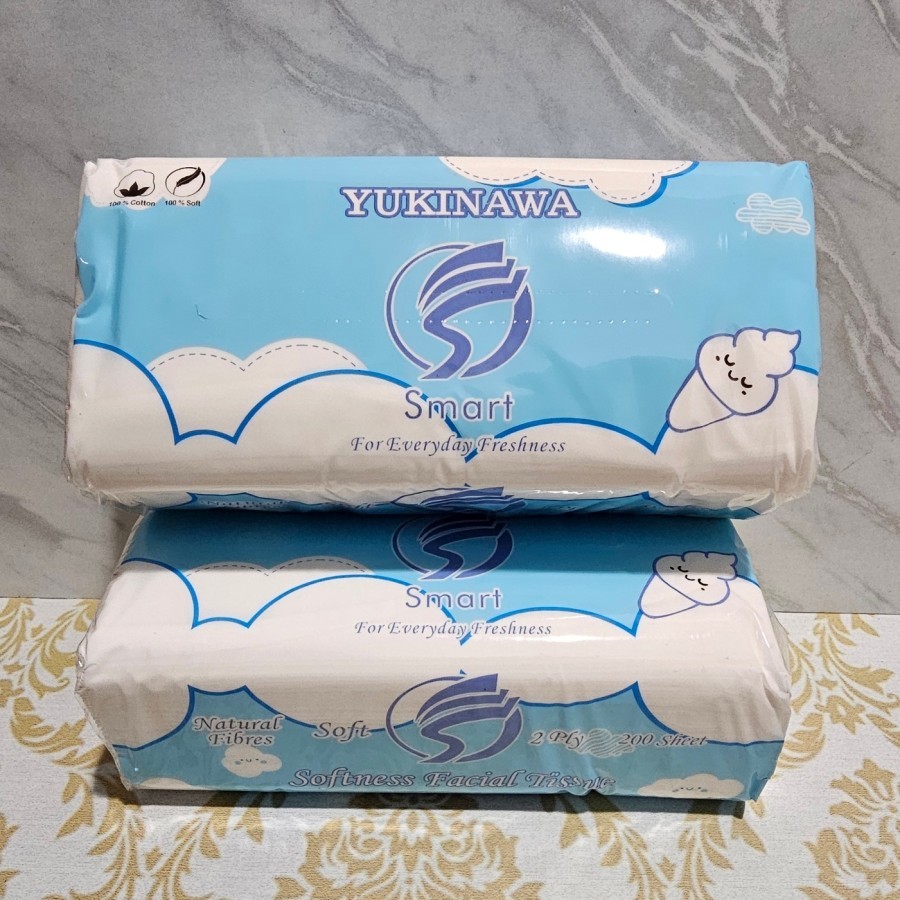 Jual TISSUE YUKINAWA ISI 4 PACK/TISSUE WAJAH/TISSUE LEMBUT/TISSUE MEJA ...