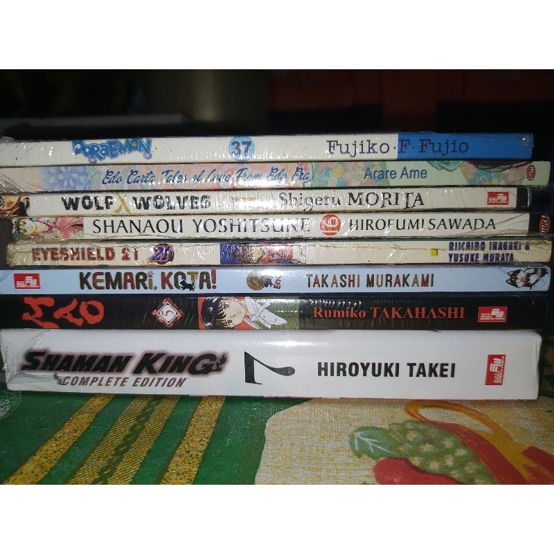 Jual Various Sealed Manga Shaman King Mao Doraemon Shanaou Yoshitsune ...