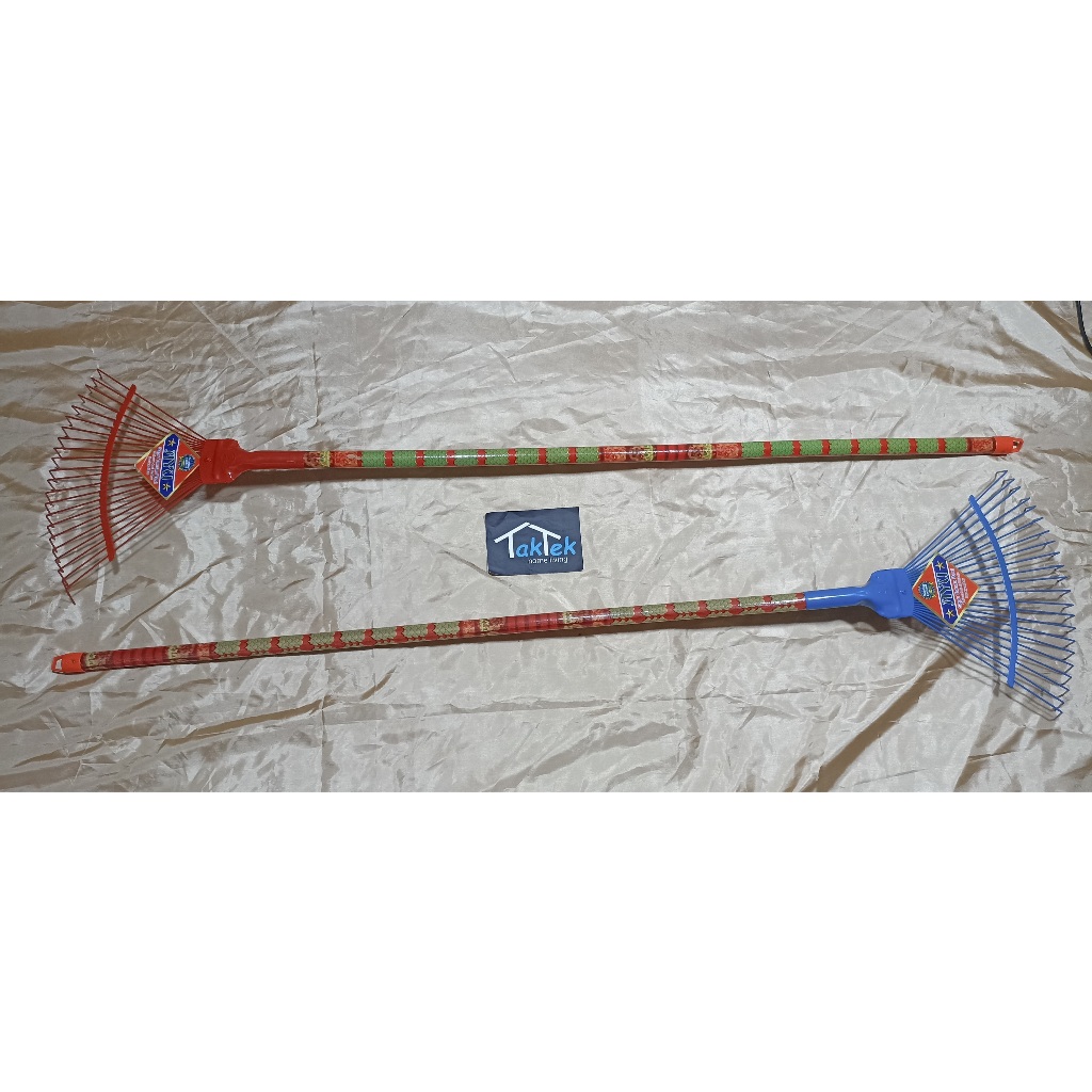 Jual SAPU GARUK DAUN BESI ANTI KARAT PATAH TAMAN GAGANG KAYU HALAMAN ...