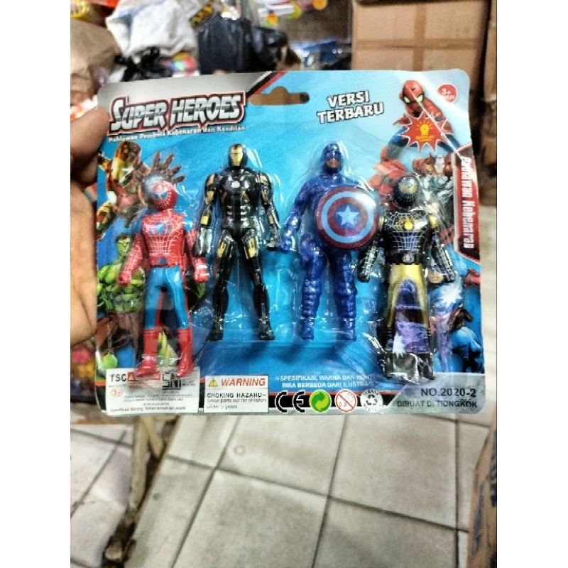 Jual mainan anak set super heroes versi terbaru 2020-2 | Shopee Indonesia