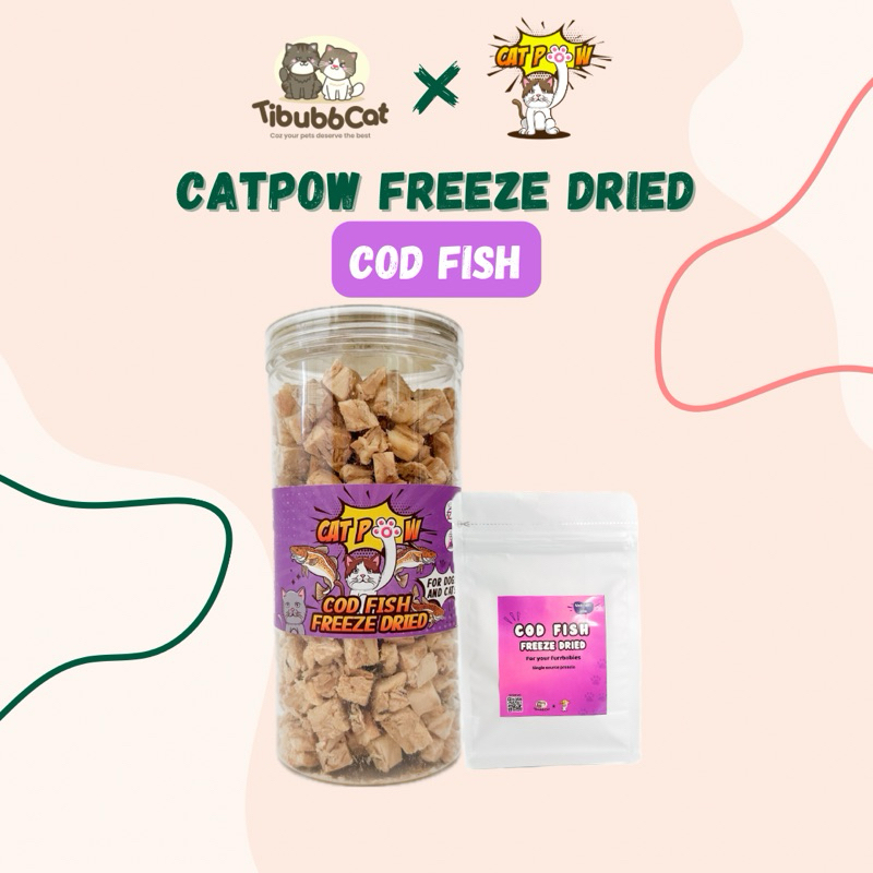 Jual CATPOW Freeze Dried COD Fish - Ikan Kod Snack / Treat Natural ...