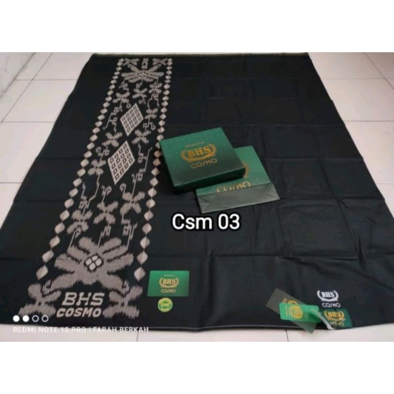 Jual [Farah Berkah] Sarung BHS Cosmo | BHS Gold | BHS Hitam Polos ...