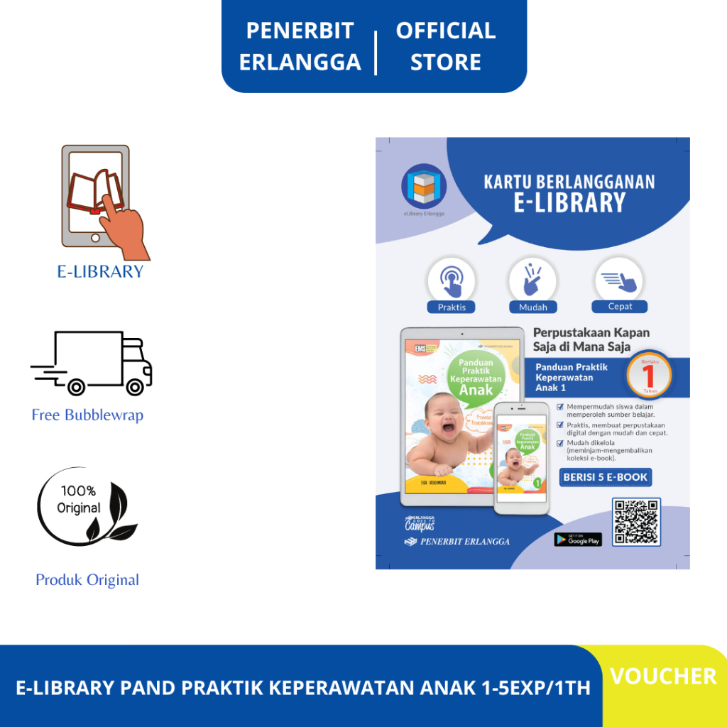 Jual [Erlangga Official] E-Library Panduan Praktik Keperawatan Anak 1 5 Eksemplar Masa Aktif 1 ...