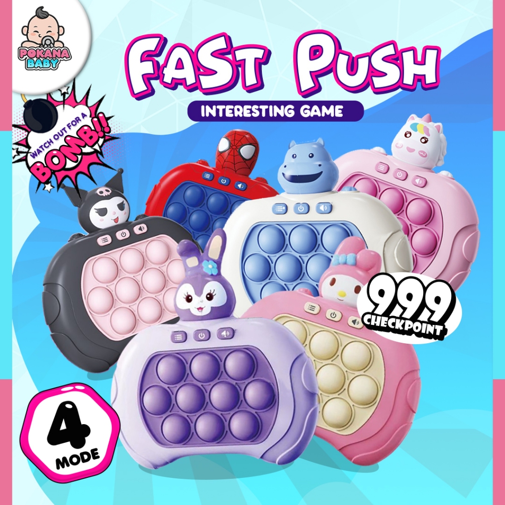 Jual POP IT ELEKTRONIK Mainan Edukasi Anak Squishy Viral Push Bubble ...