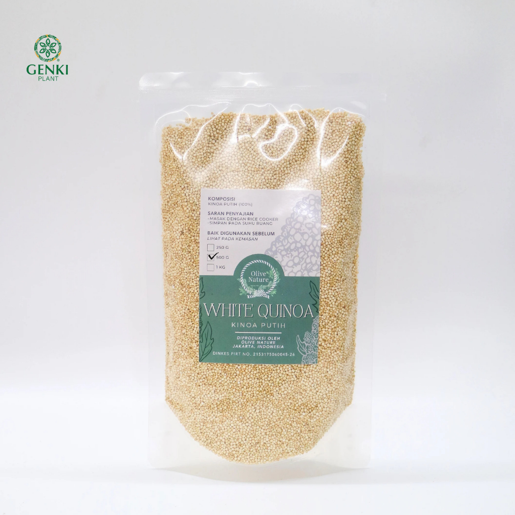 Jual Natural White Quinoa / Kinoa Putih - 500 g | Shopee Indonesia