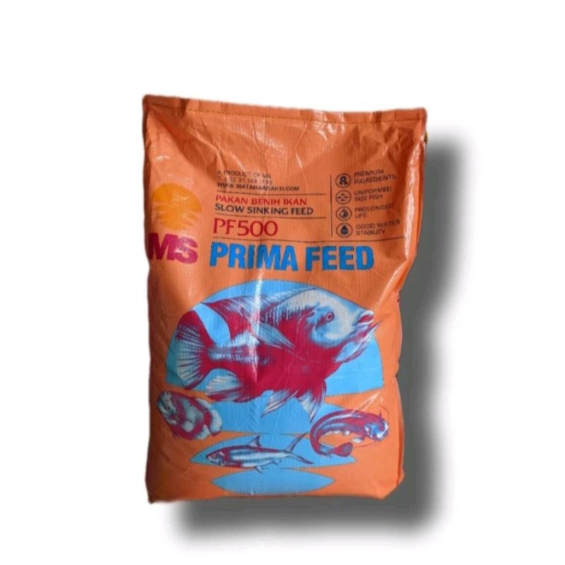 Jual PF 500 REPACK 1kg & 500gr Pelet Benih Ikan / PF500 Seed fish feed ...