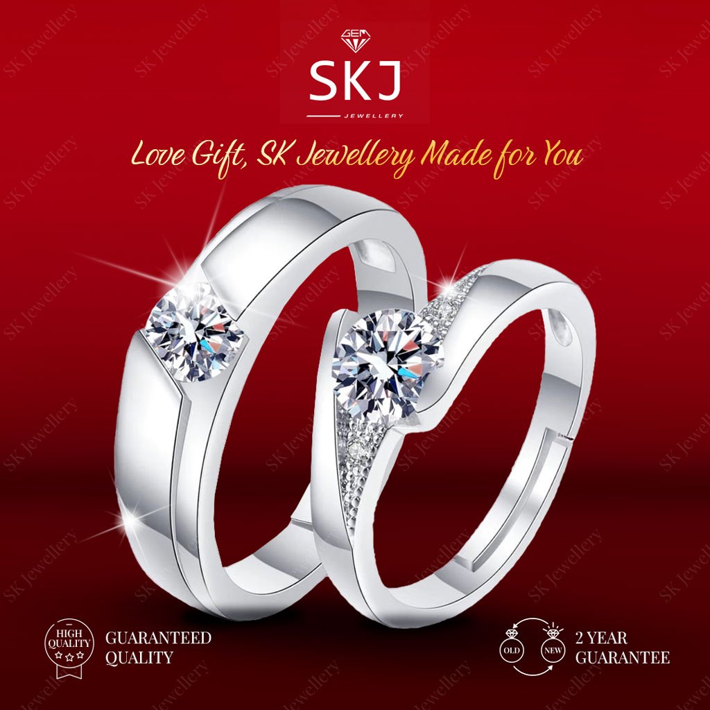 Jual SK Jewellery - Garansi 2 Tahun - Diskon Paket Cincin Pernikahan Kawin High Quality GRA VVS1 ...