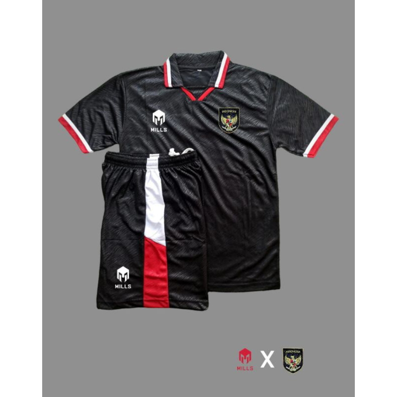 Jual 1 STEL JERSEY TIMNAS HOME AWAY 3RD INDONESIA BAHAN DRY-FIT EMBOSS ...