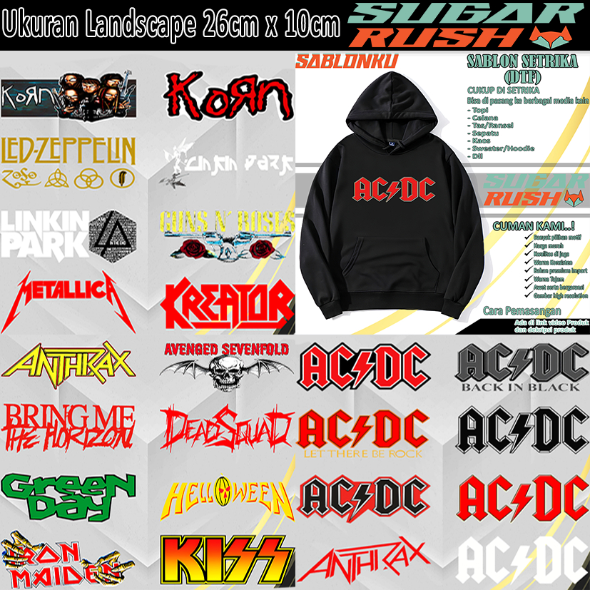 Jual Sablon setrika DTF ukuran landscape 26x9 Part 1 sablon kaos sablon ...