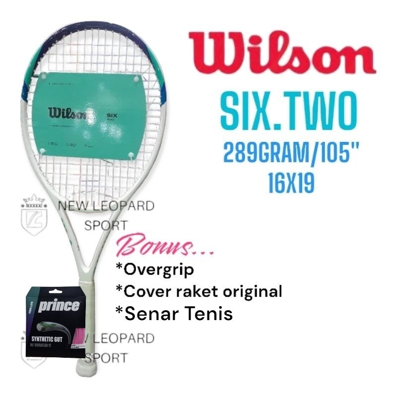 Jual Raket tenis wilson SIX TWO BERAT 289 GRAM 105 INCH | Shopee Indonesia