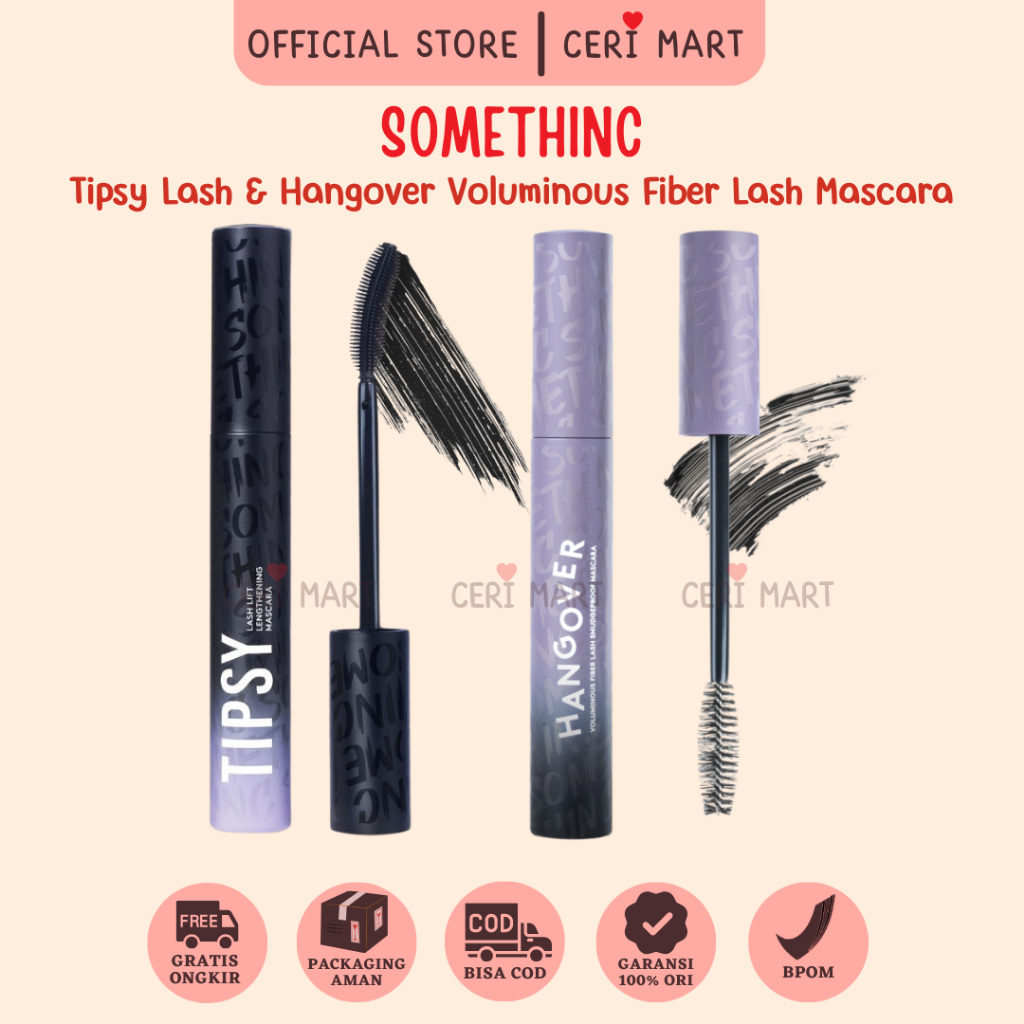 Jual SOMETHINC Tipsy Lash Lift Lengthening Mascara BPOM ORIGINAL ...