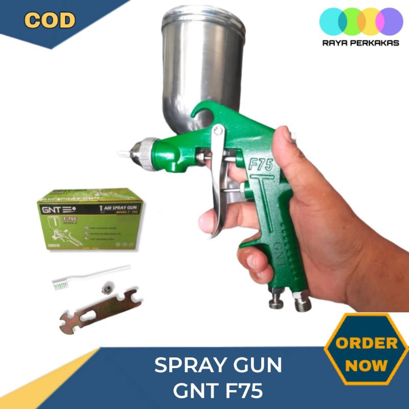 Jual Spray Gun GNT F75G Alat Semprot Cat Spet F75G | Shopee Indonesia