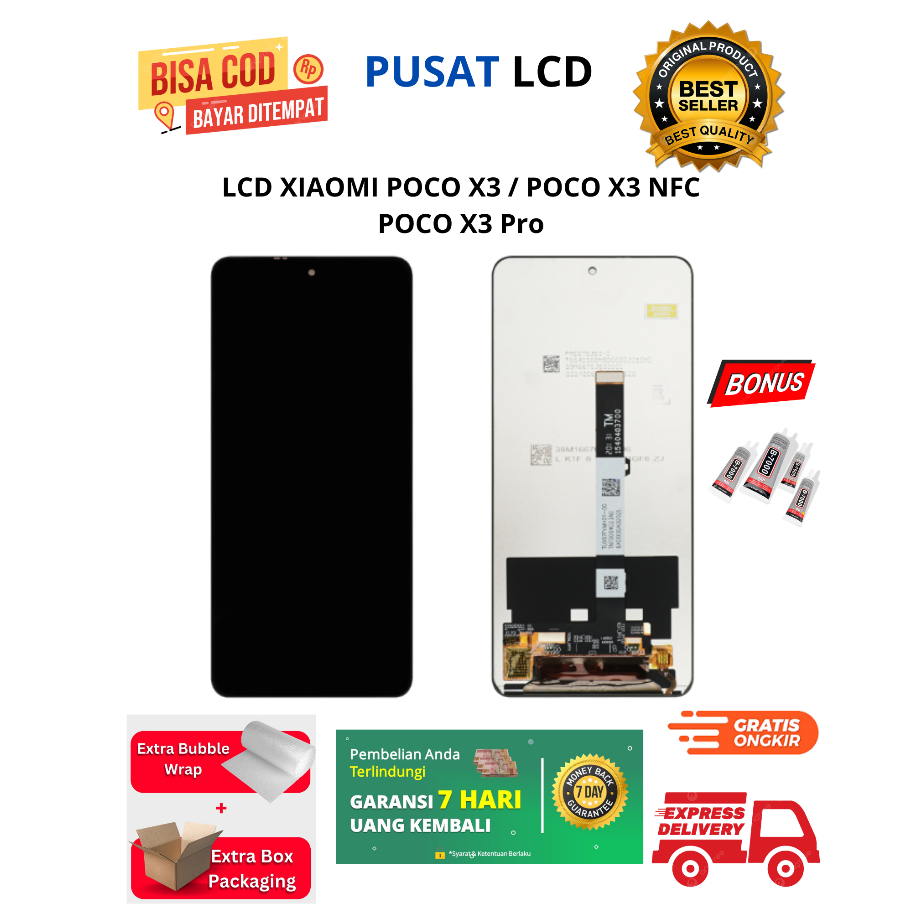 Jual LCD TOUCHSCREEN XIAOMI POCO X3 / POCO X3 NFC / POCO X3 Pro ...