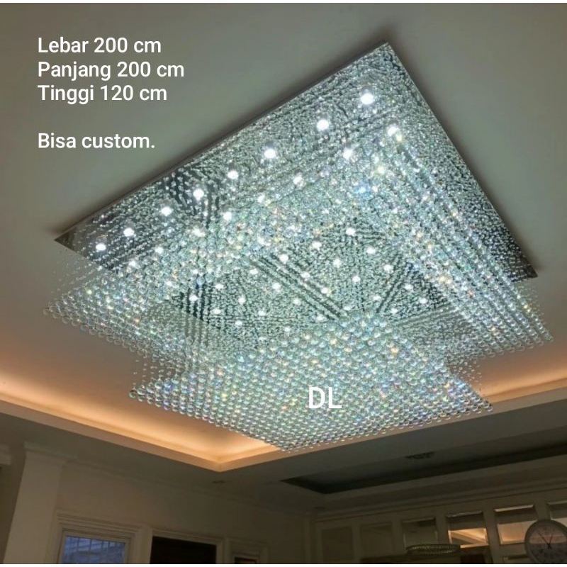 Jual Lampu hias ruang keluarga ruang aula Lampu kristal DL47456 ...