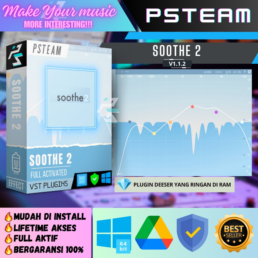 Jual SOOTHE2 VST PLUGIN [ Full Version / Full Activated ] | Shopee Indonesia