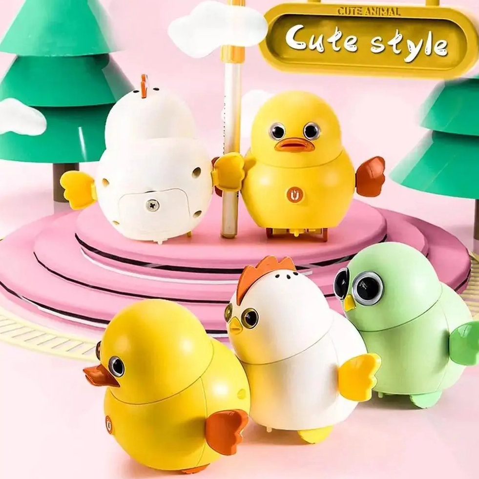 Jual ART F36B Mainan bebek ayam gerak sensor magnet The swing squad ...