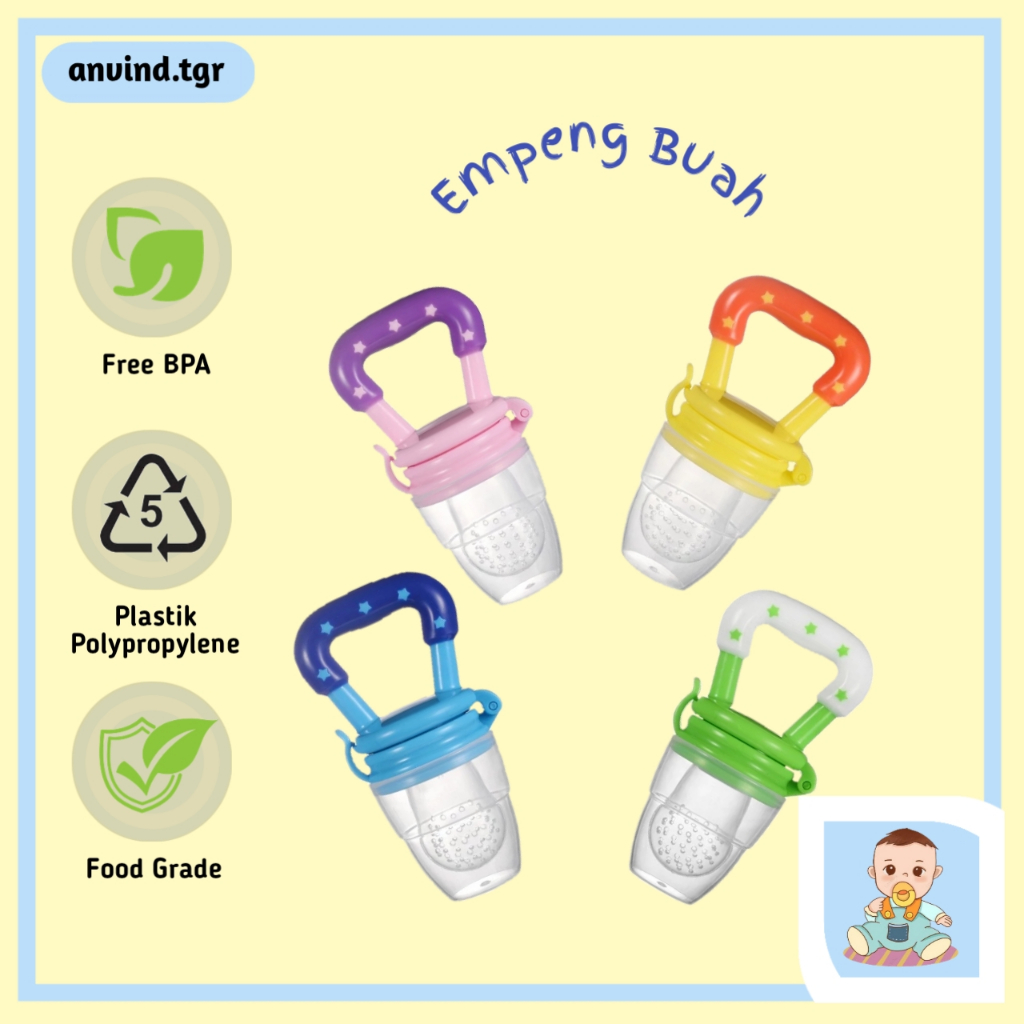 Jual Empeng Mpeng Kompeng Dot Buah Perlengkapan Bayi Baby Fruit & Baby ...