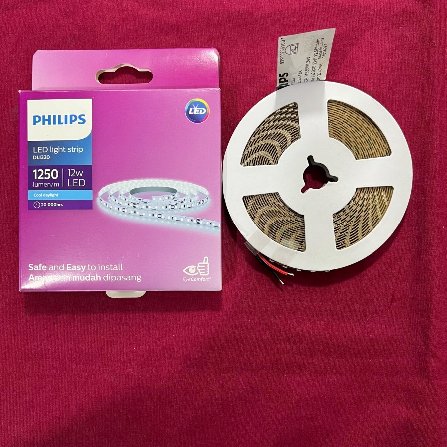 Jual DLI320 Lampu LED Radiantline Stripe/Strip IP20 12W 24V 5M Meter Philips | Shopee Indonesia