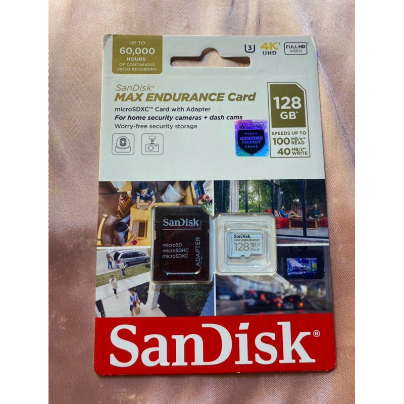 Jual Sandisk Max Endurance card 128gb 100MBps | Shopee Indonesia