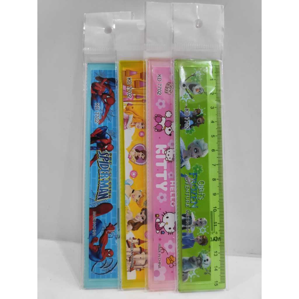 Jual Penggaris kecil/ Plastik plastik/ Plastic Ruler 15 CM | Shopee ...