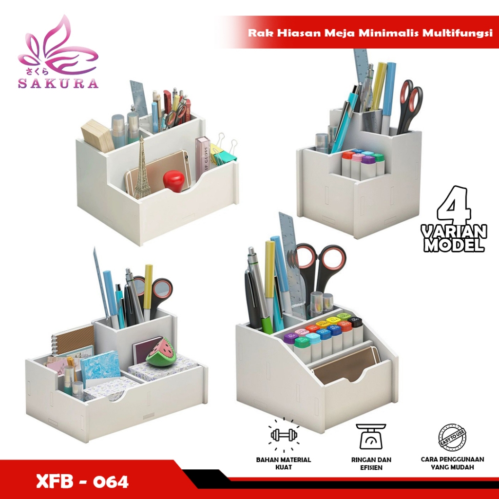 Jual Rak Meja Lemari Penyimpanan Multi Lapis Kotak Alat Tulis Kecil ...