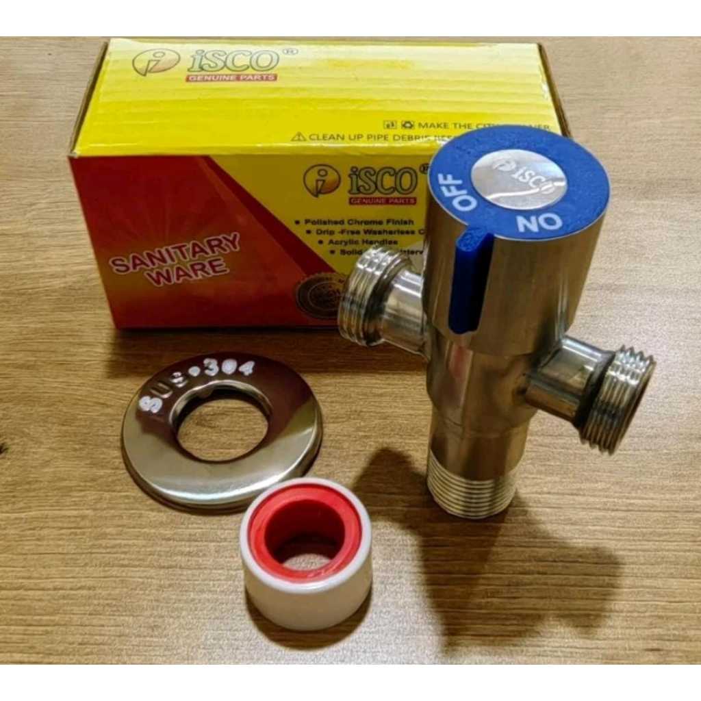 Jual kran shower T 1/2, Kran Shower Cabang T Isco / Stop Kran / Jet ...