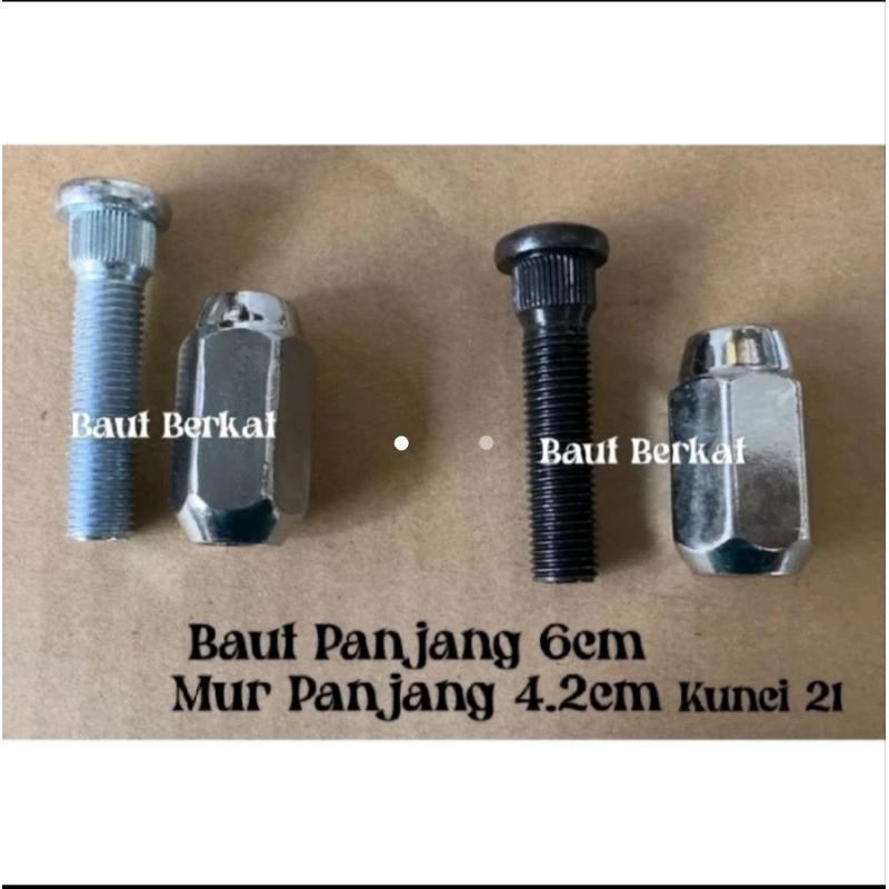 Jual ECER baut roda panjang mur racing kijang panjang corolla harrier ...