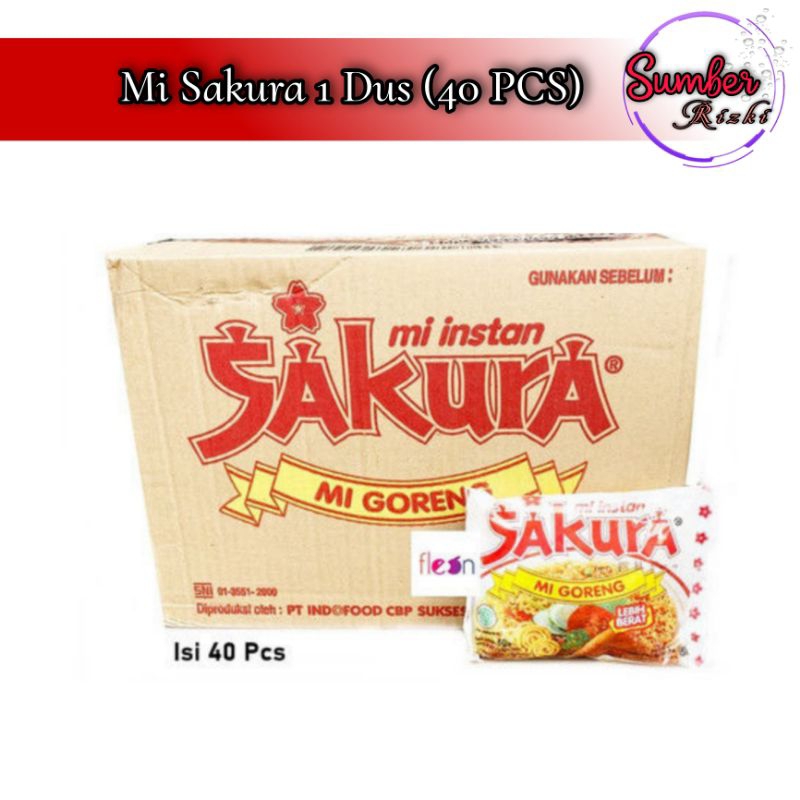 Jual Mi Instant Sakura Mi Goreng 1 Dus (40 pcs) | Shopee Indonesia