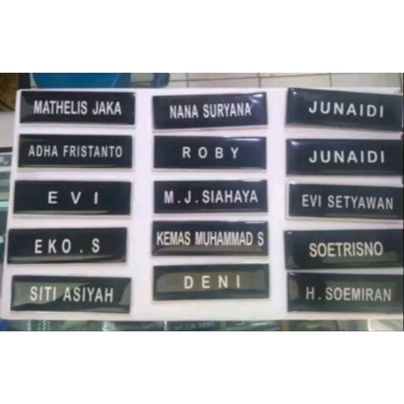 Jual Name tag/ papan nama | Shopee Indonesia
