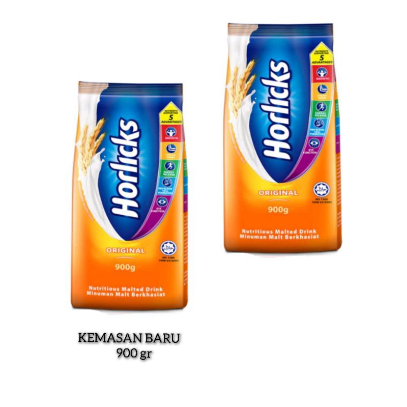 Jual Horlicks Original Cereal Malt Refill 900 gram | Shopee Indonesia