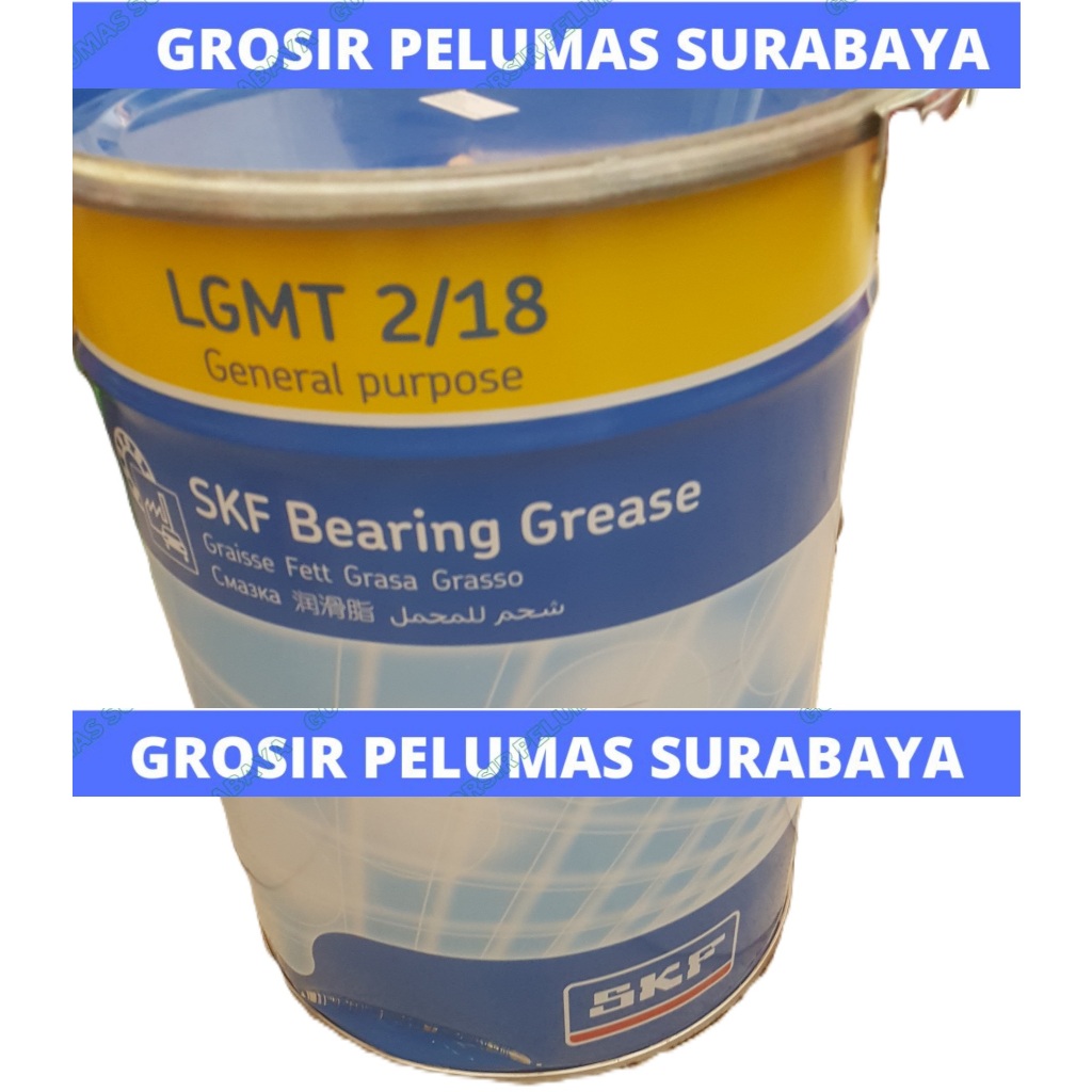 Jual ORIGINAL Grease SKF LGMT 2/18 NLGI 2 / 18 PAIL Stempet Lithium Gemuk General purpose ...