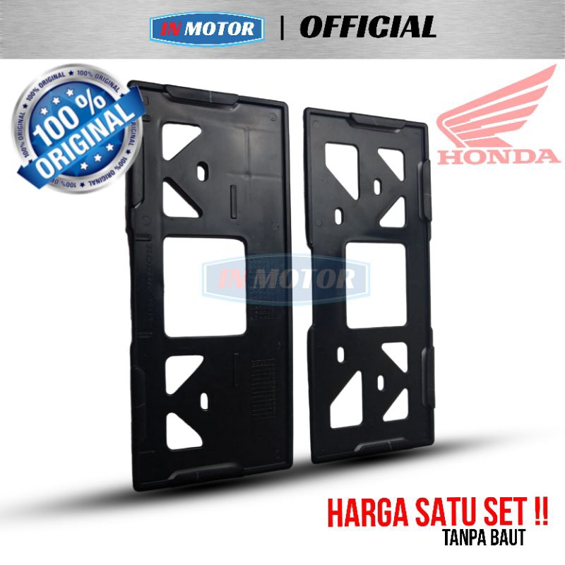 Jual IN MOTOR - Dudukan plat nomer tanpa frame ORIGINAL / rumah plat ...