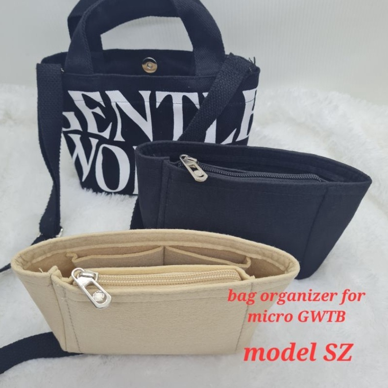Jual Felt Bag organizer for Micro Gentlewoman tote bag GWTB ART H4B9 ...