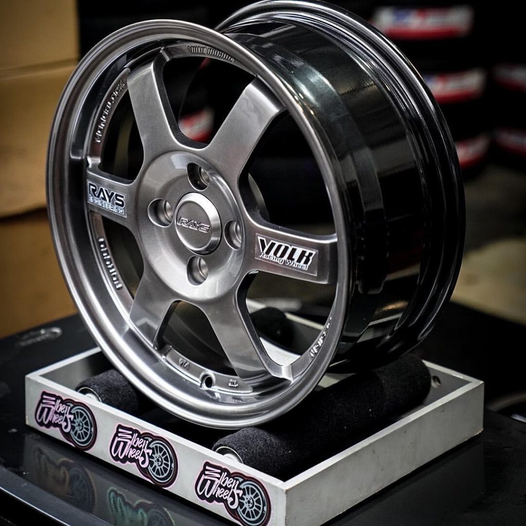 Jual Velg Racing Mobil VOLK RAYS TE37 OG Flow Forming Ring 15 PCD 4x100 Lebar 6.5 ET 42 EJ Titan ...