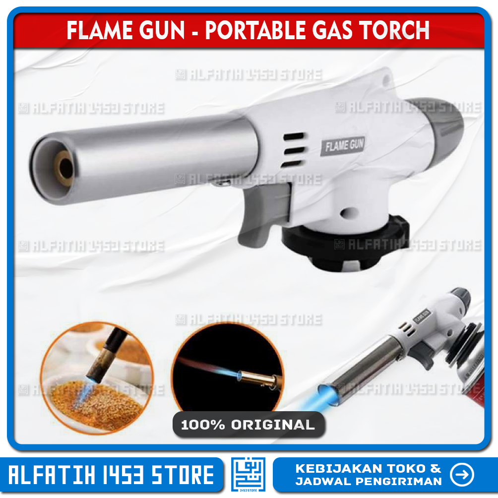 Jual FLAME GUN - Portable Gas Torch Pemantik Api Gas Kaleng | Shopee Indonesia