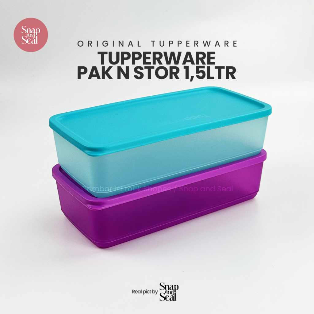 Jual Tupperware Pak n Stor 1.4 liter | Shopee Indonesia