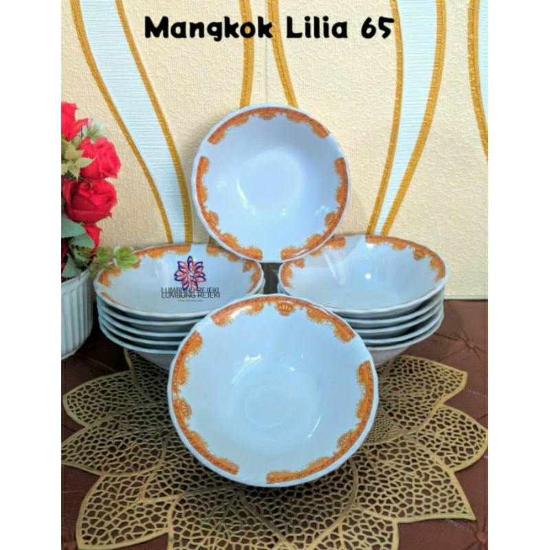 Jual 6PCS MANGKOK KERAMIK 7INC / 6PCS MANGKOK BAKSO MOTIF MAHKOTA ...