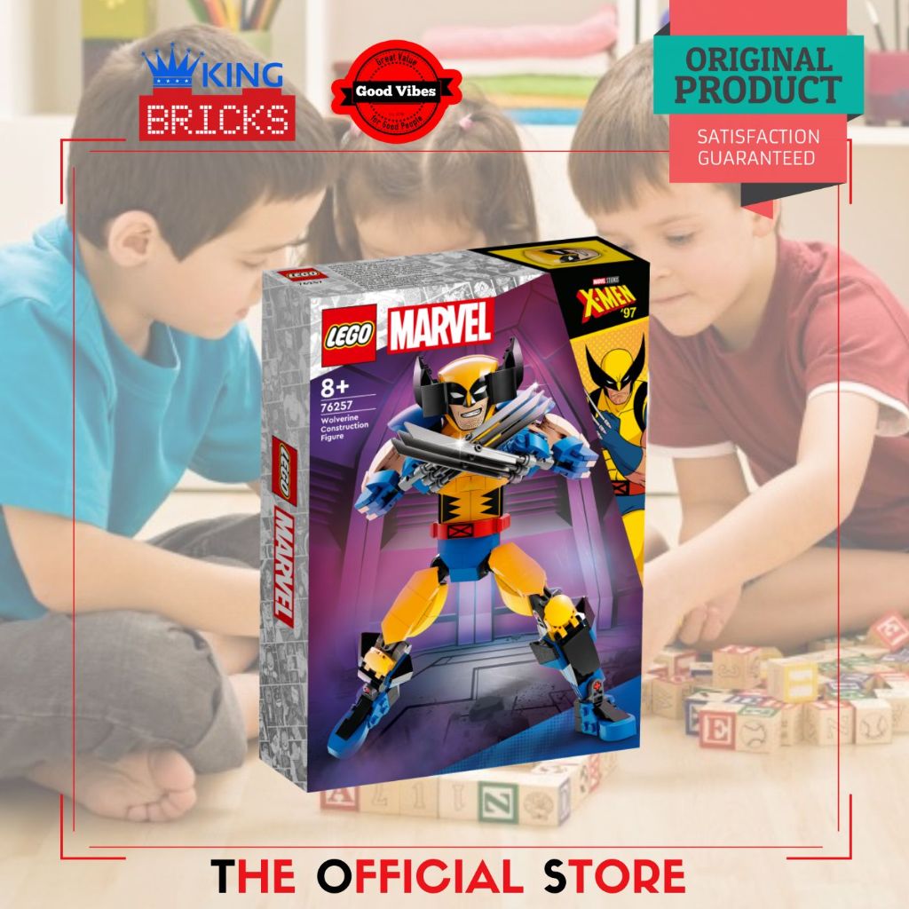 Jual LEGO Original MARVEL SUPER HEROES 76257 Wolverine Construction ...