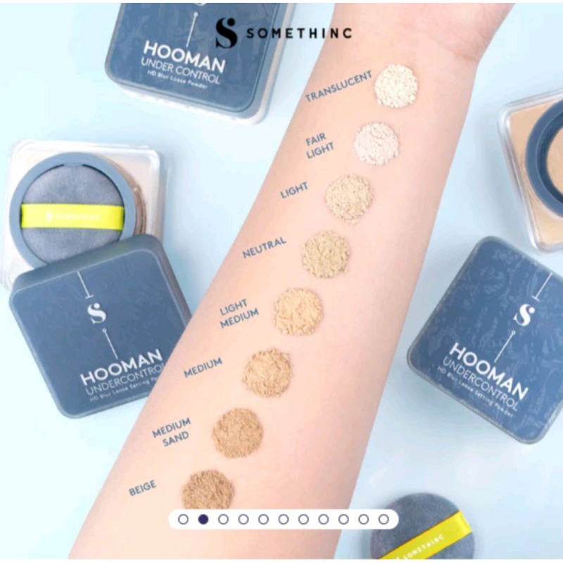 Jual SOMETHINC HOOMAN UNDER CONTROL HD BLUR LOOSE POWDER | Shopee Indonesia
